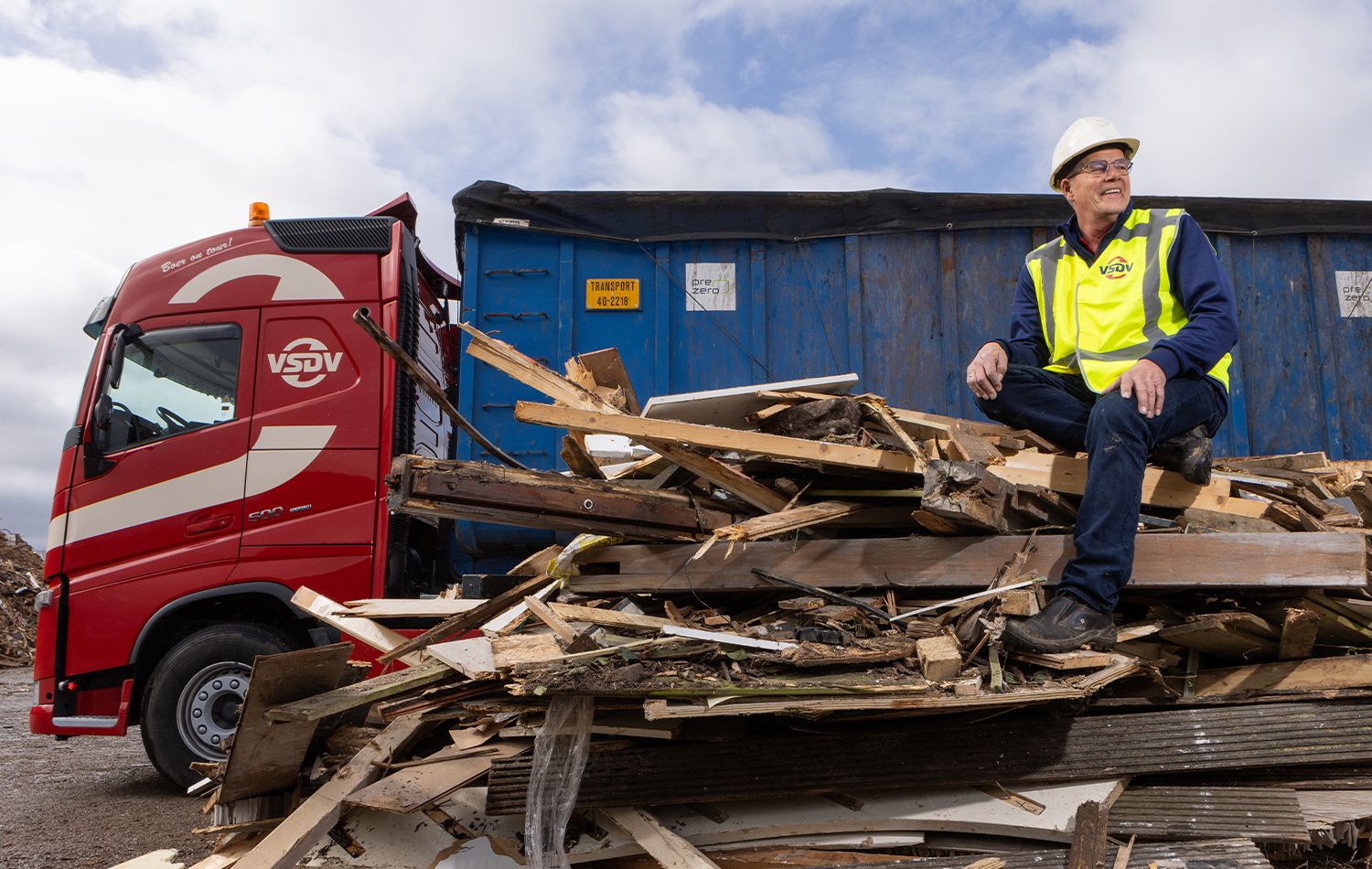 Jacob de Boer - Chauffeur Afzetcontainer | Werken bij VSDV